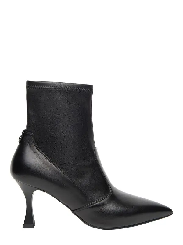 NEROGIARDINI Pointed Toe Stiletto Bootie - Black