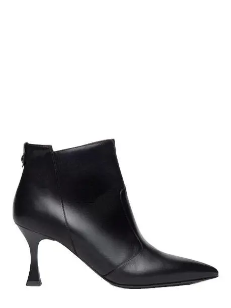 NEROGIARDINI Mid Heel Pointy-toe Booties - Black