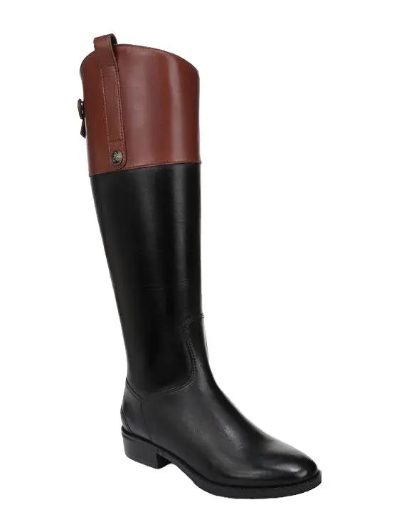Sam Edelman Penny 4 Knee High Boots - Black/stable Brown