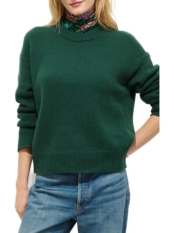 ALEX MILL Nottinghill Merino Wool-blend Sweater - Green