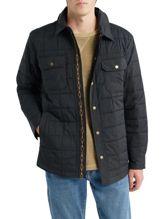 Pendleton Arroyo Quilted Shirt Jacket - Black