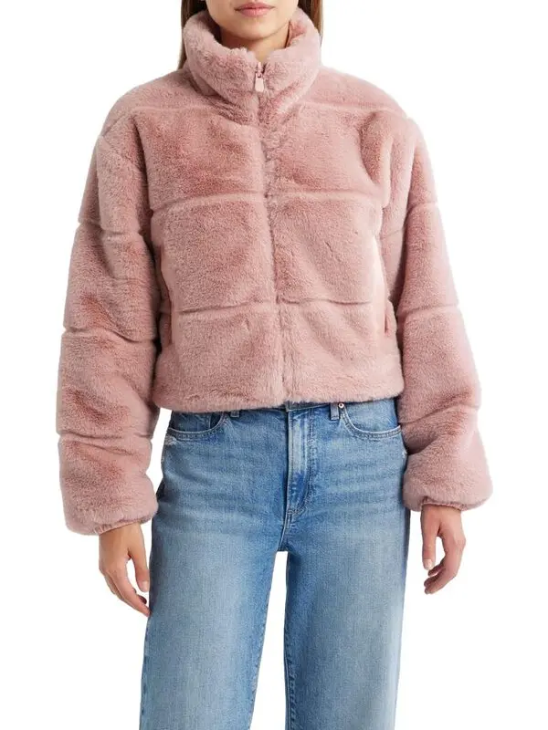 SAVE THE DUCK Yuki Reversible Jacket - Blush Pink
