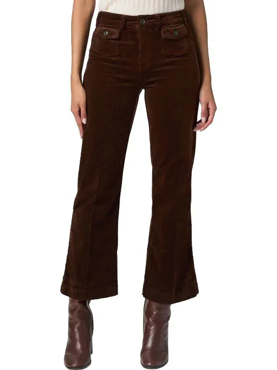 Paige Leenah Patch Pocket Corduroy Pants - Chicory Coffee