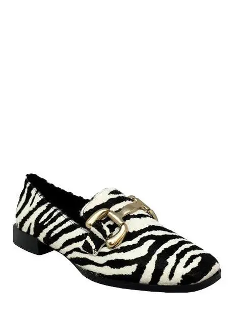 SHU SHOP Therese Bit Loafer - Zebra Hair