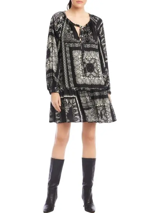 Fifteen Twenty Stella Paisley Mini Dress - Print