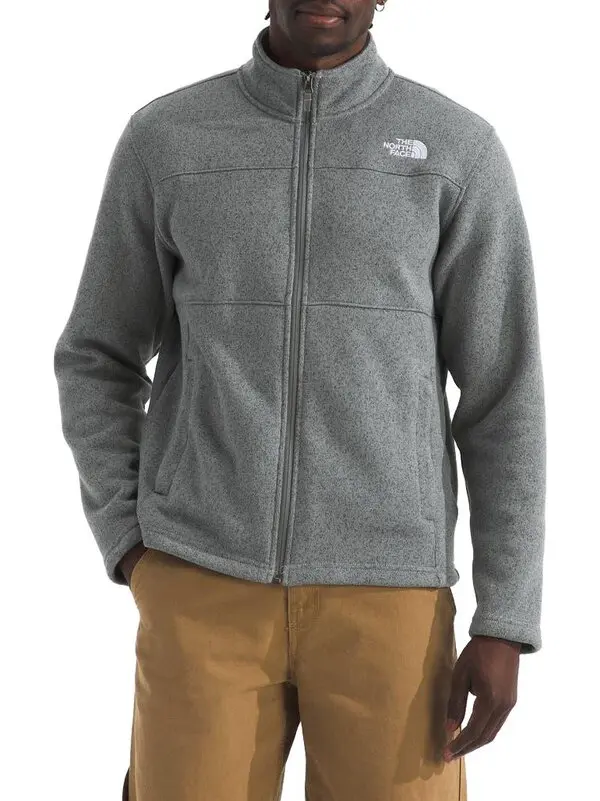 The North Face Gordon Lyons Full Zip Fleece Jacket - Tnf Medium Grey Heather