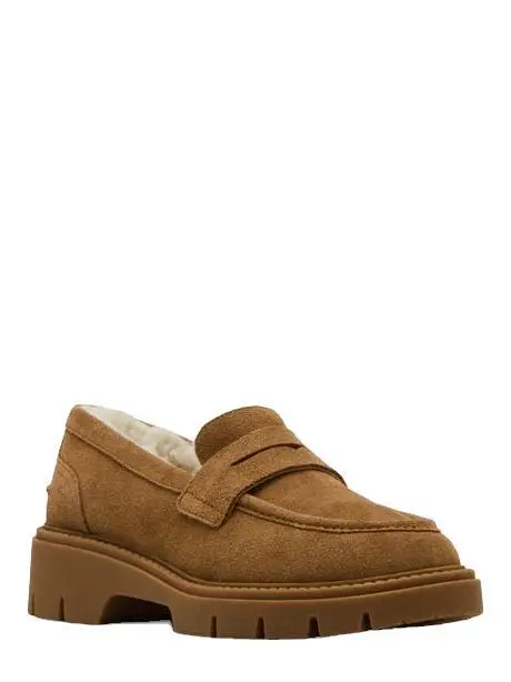 Blondo Kimora Waterproof Platform Loafer - Tan Suede