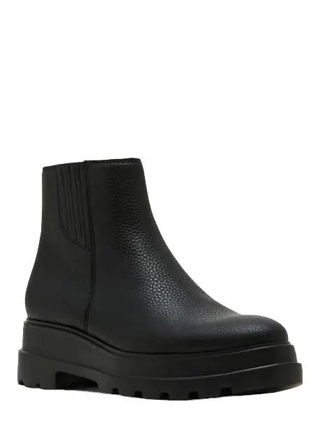 Blondo Jolie Waterproof Platform Bootie - Black Leat