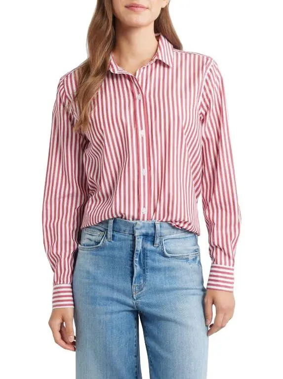 BEACHLUNCHLOUNGE Cotton Shirt - Dark Cherry