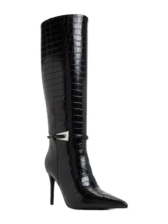 Aldo Knee-high Stiletto Boots - Black