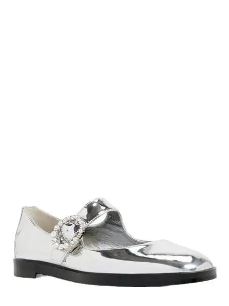 Aldo Arabella Mary Jane Flat - Silver