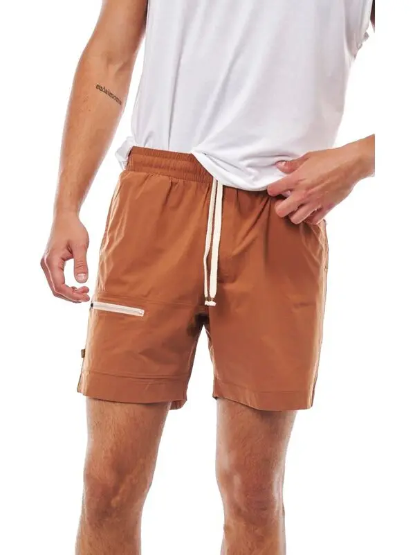 LEISURE LAB Ripstop Sport Shorts - Cedar