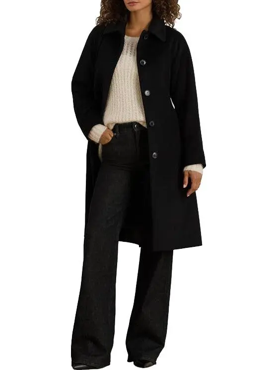 Ralph Lauren Wool-blend Coat - Black