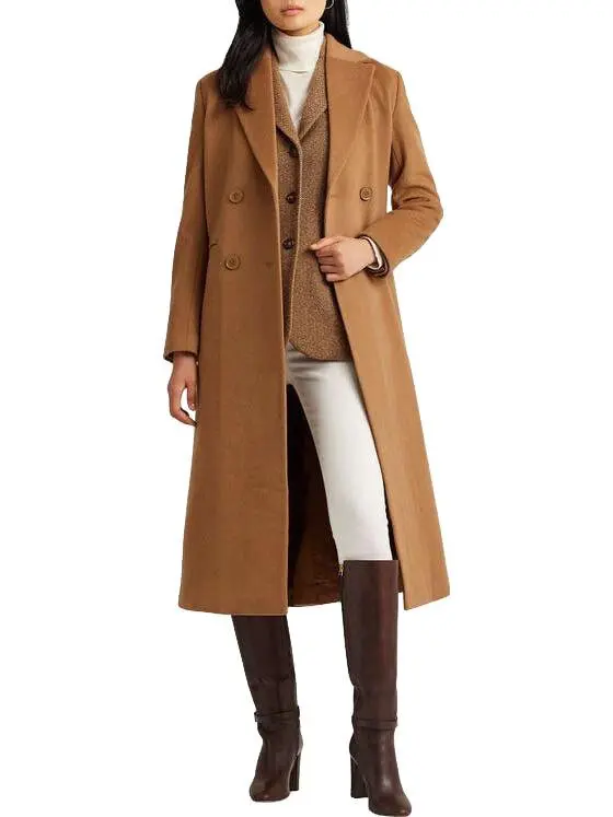 Ralph Lauren Wool-blend Reefer Coat - New Vicuna