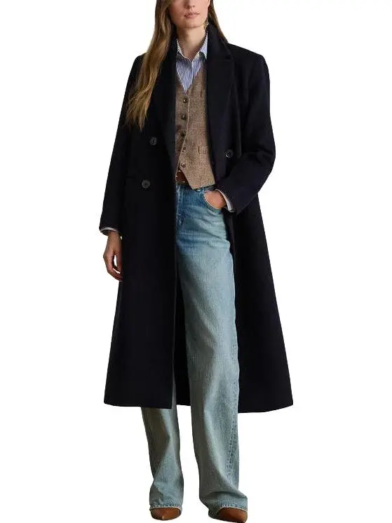 Ralph Lauren Wool-blend Reefer Coat - Regal Navy