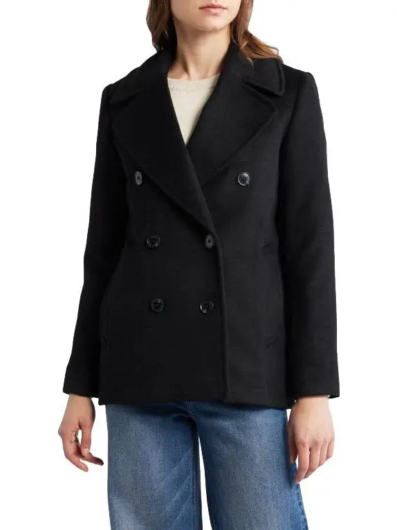 Ralph Lauren Wool Double-breasted Jacket - Black