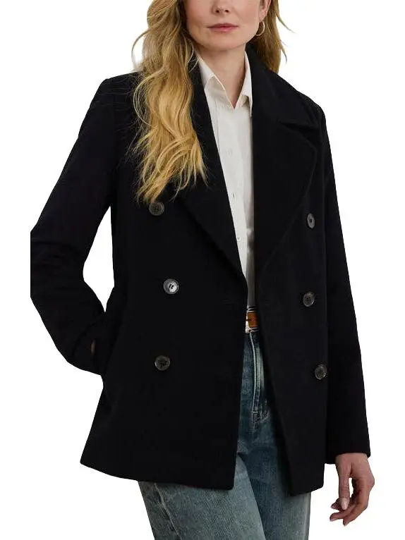 Ralph Lauren Wool Double-breasted Jacket - Regal Navy