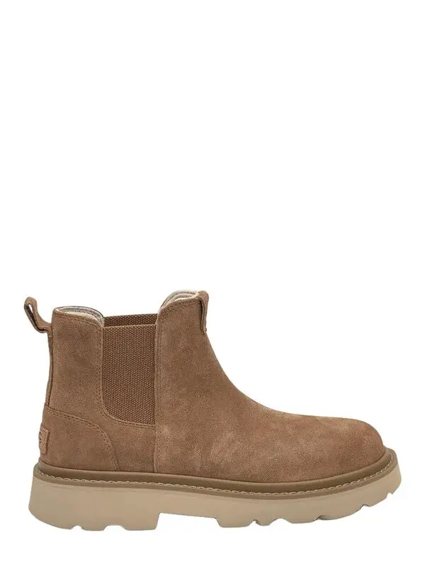UGG Chelsea Ankle Boots In Suede Leather - Brown