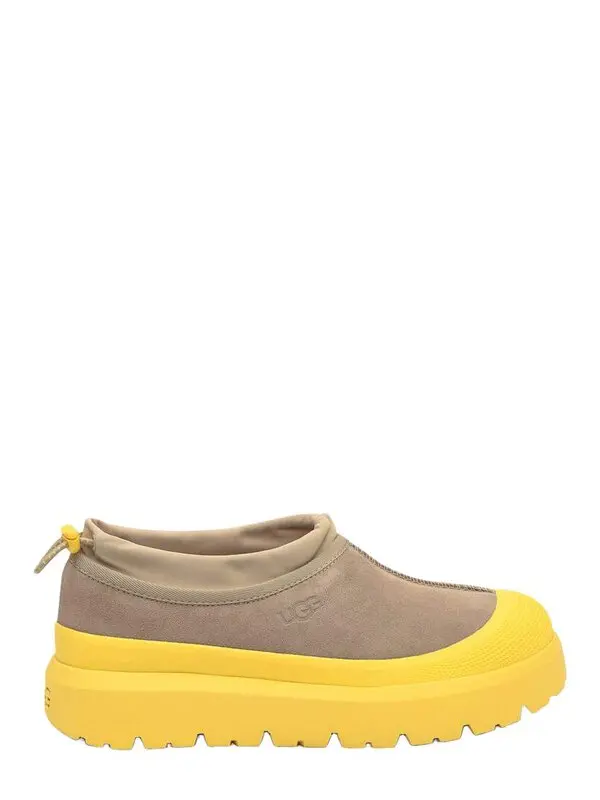 UGG Tasman Suede Leather Clog - Yellow