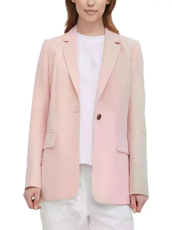 Barbour Single-button Blazer - Pink
