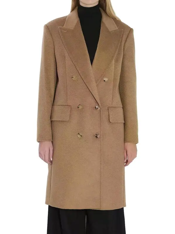 Max Mara Double-breasted Coat - Neutrals