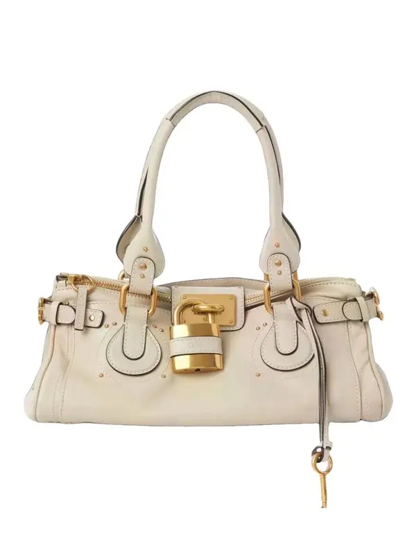 Chloé Paddington Leather Bag - Neutrals