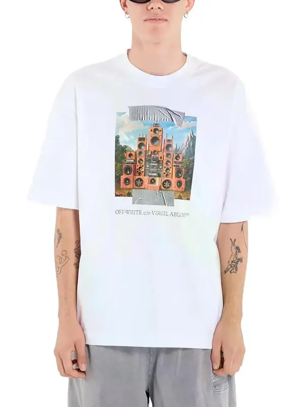 Off-White Train Off T-shirt - White