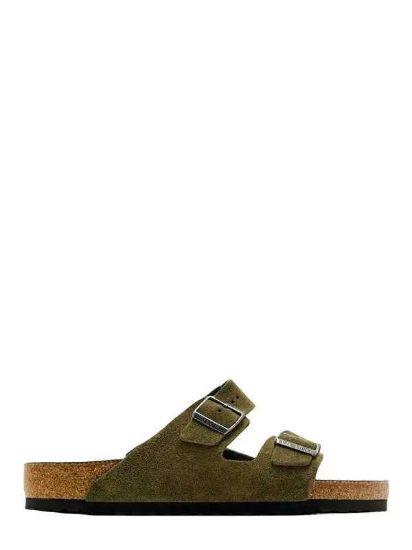 BIRKENSTOCK Arizona Suede Sandals - Green