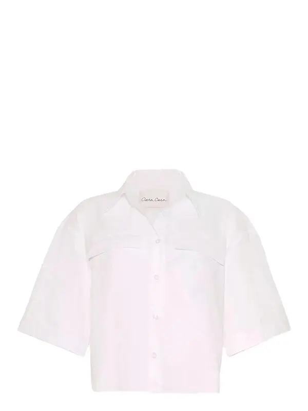Cara Cara Calvia Pocket Short-sleeve Shirt - White