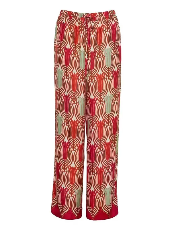 Cara Cara Girona Drawstring Trousers - Red