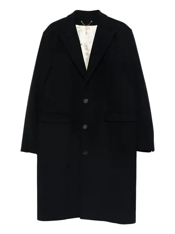 Golden Goose Wool-blend Button Coat - Black