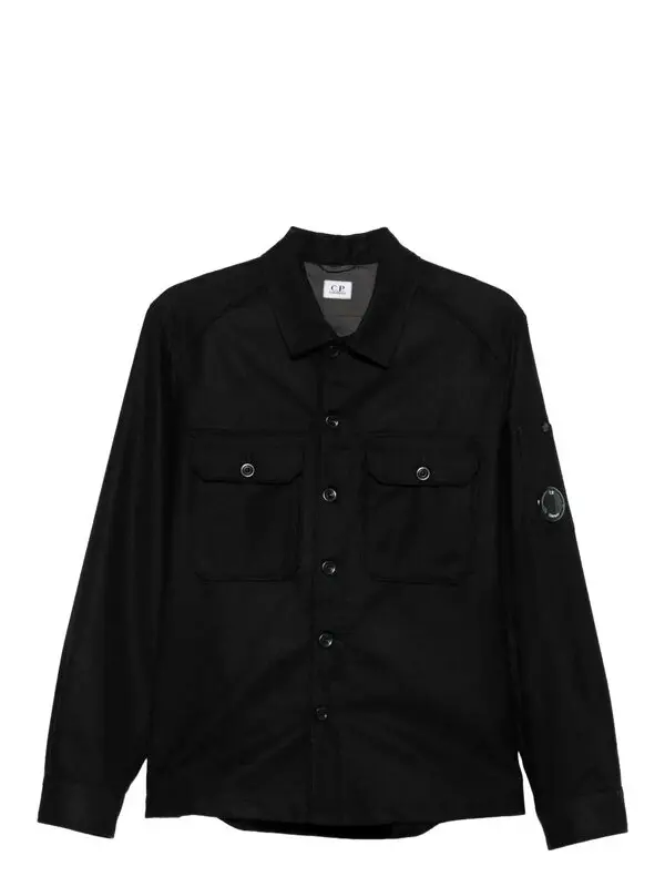 C.P. COMPANY Double Shirt - Black