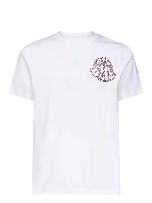 Moncler Logo Crew-neck T-shirt - White