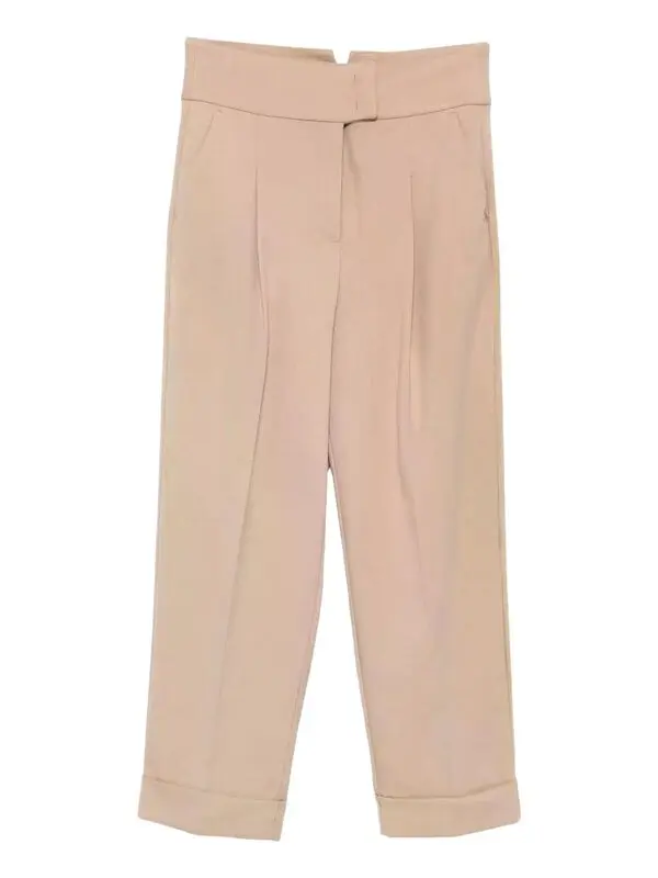 PENNYBLACK Straight-leg Cropped Trousers - Neutrals