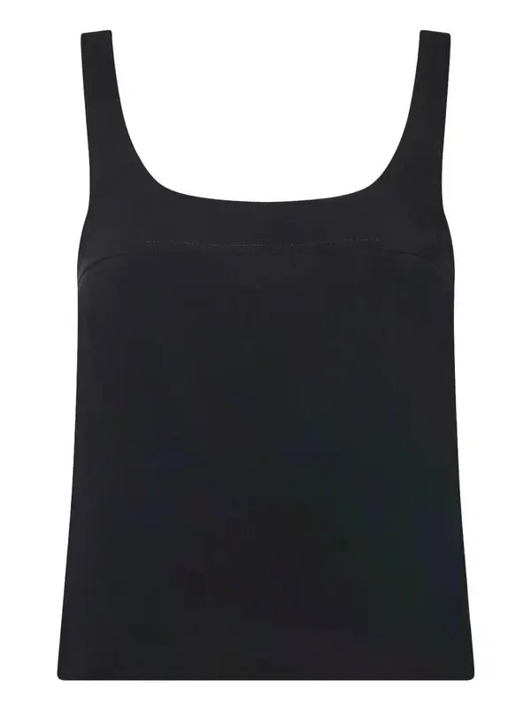 Pinko Square-neck Top - Black