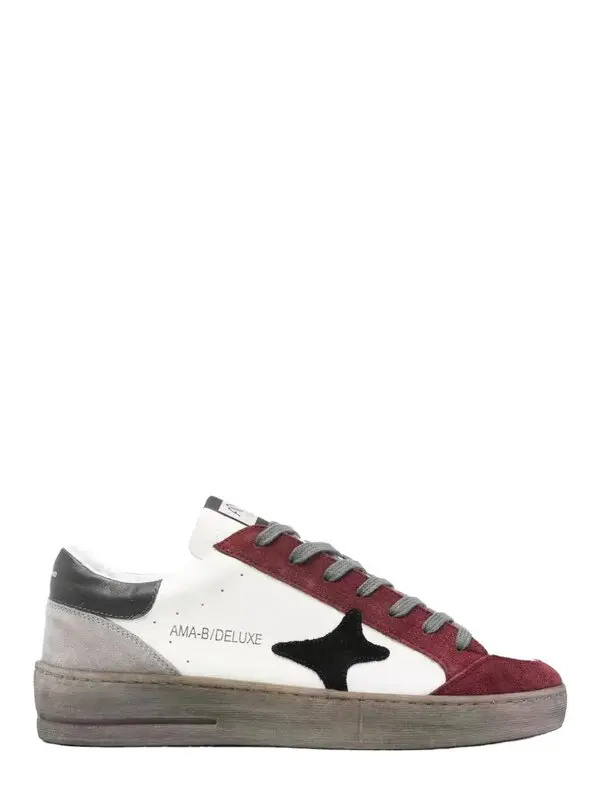 AMA-BRAND Leather Sneakers - White
