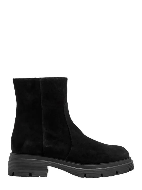 STUART WEITZMAN Zip-detail Platform Boots - Black