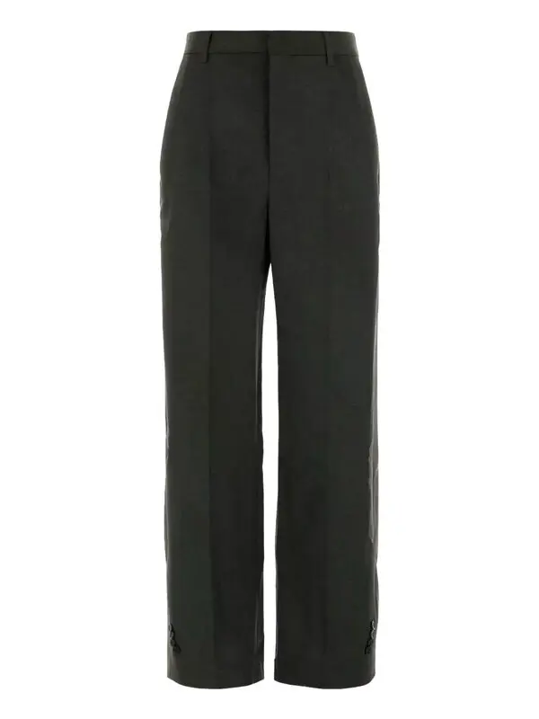 Jean Paul Gaultier Concealed-fastening Trousers - Green