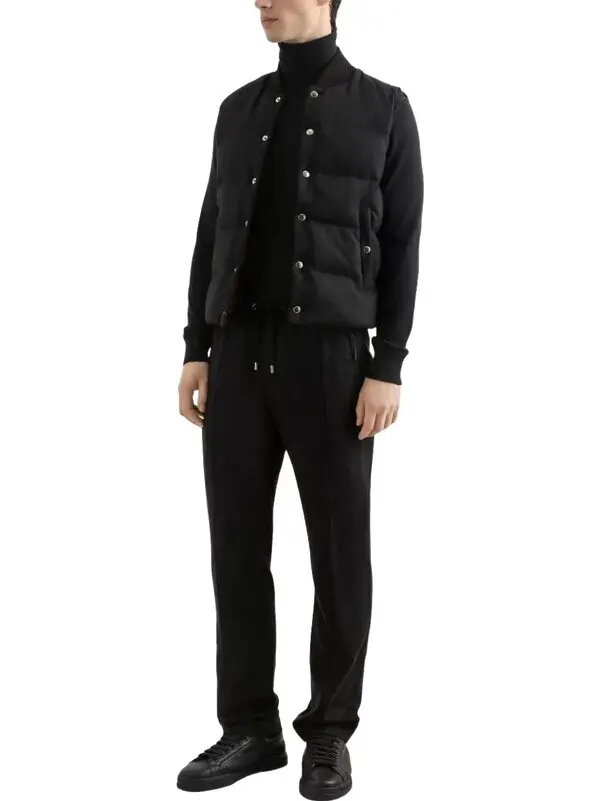 Dolce & Gabbana Quilted Reversible Gilet - Black