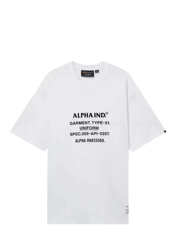 Alpha Industries Logo-print T-shirt - White