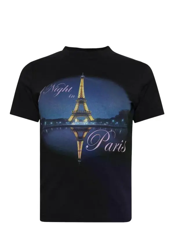 Vetements Night In Paris T-shirt - Black