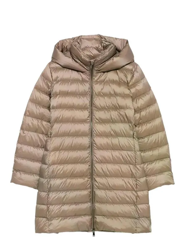 Seventy Hooded Puffer Jacket - Brown