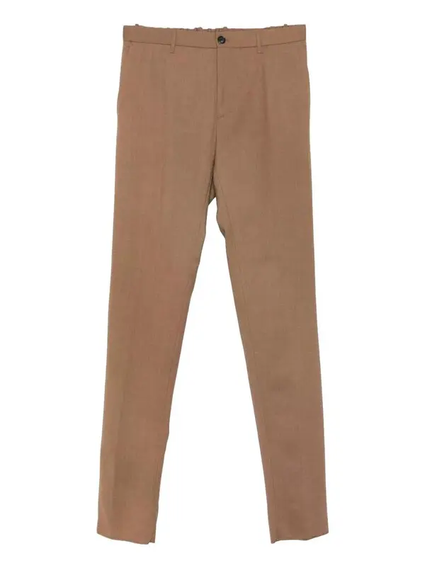 Incotex Elastic-waistband Trousers - Brown