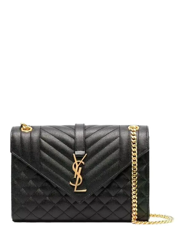 Saint Laurent Medium Envelope Bag - Black