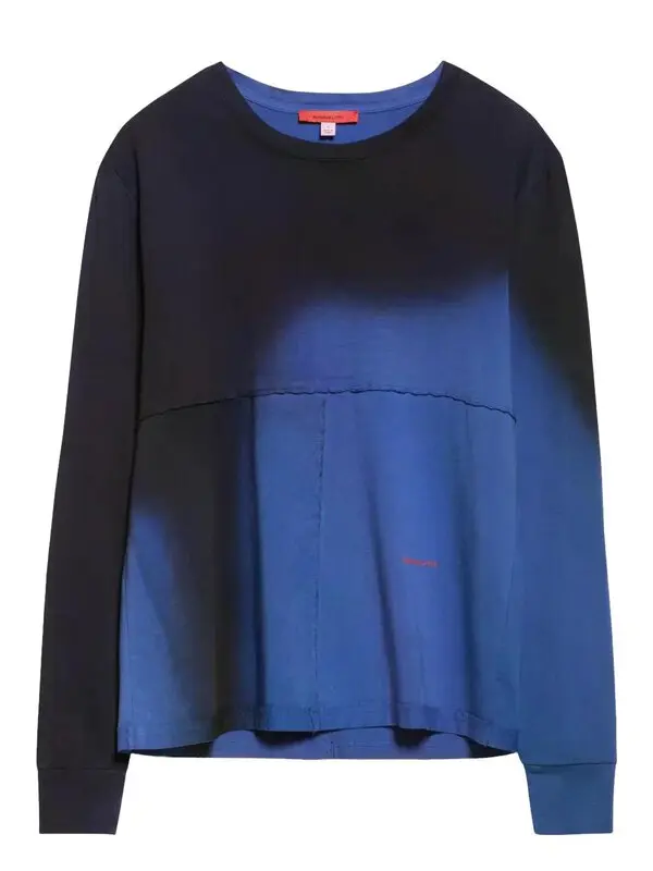 Eckhaus Latta Ombre Long-sleeve T-shirt - Black