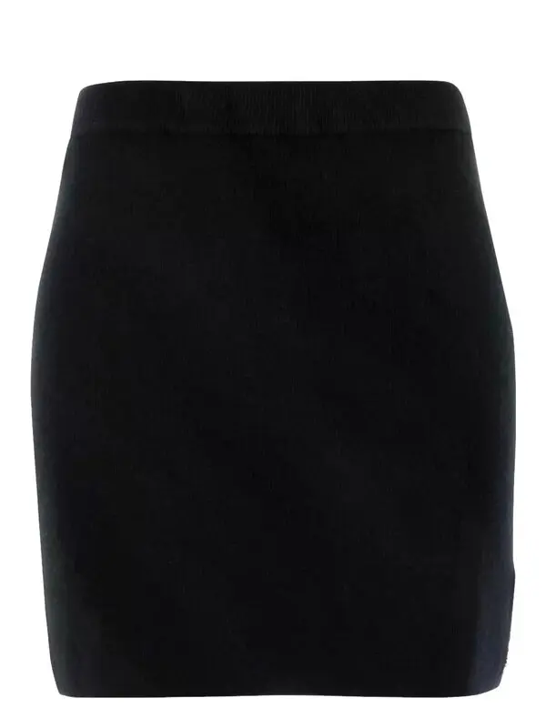 Alexander Wang Knitted Mini Skirt - Black