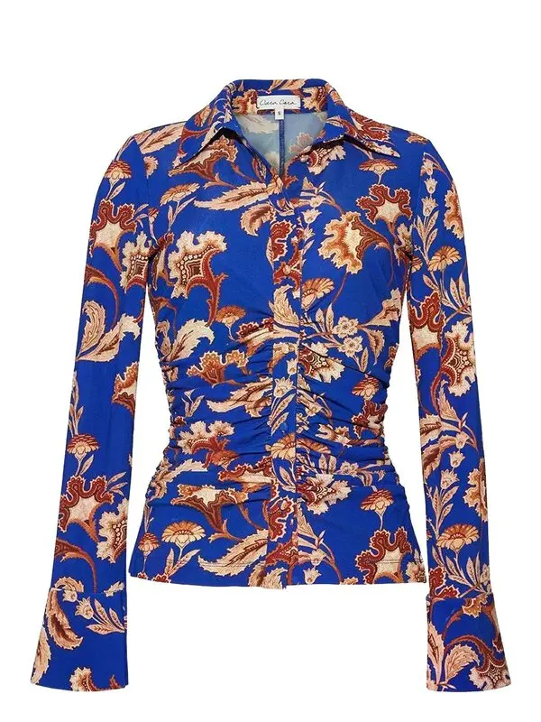 Cara Cara Shirley Long-sleeved Shirt - Blue