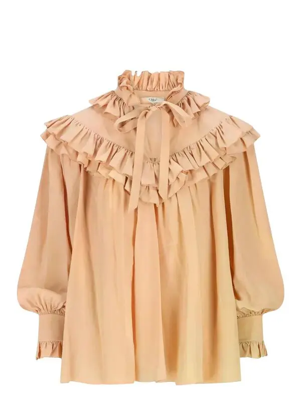 Chloé Ruffled Blouse - Neutrals