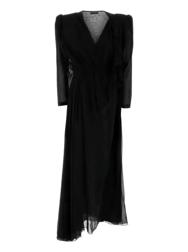 Balenciaga Asymmetrical Dress - Black