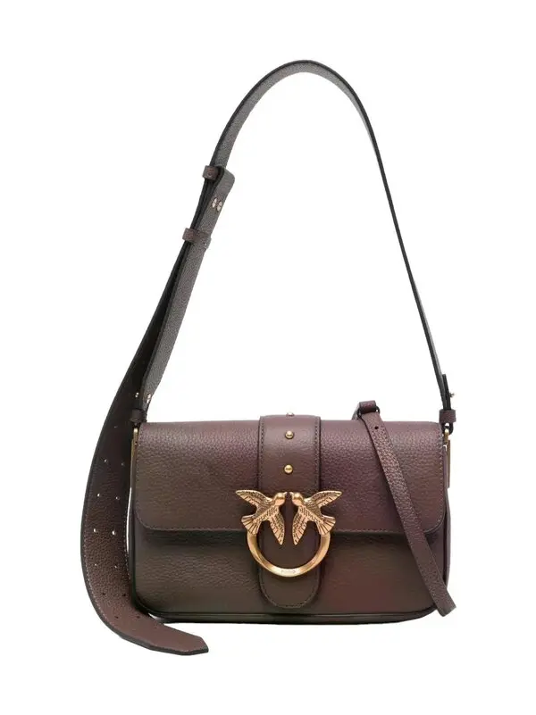 Pinko Love Birds Shoulder Bag - Brown